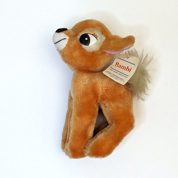 Disney | Toys | Vintage Bambi Plush Stuffed Animal Toy Plush Disney ...